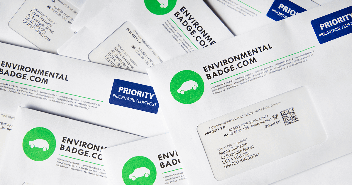 Environmental Badge for Low Emission Zones in Europe