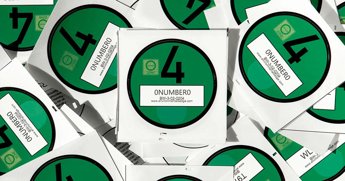 Order Umweltplakette Sticker for Germany | Free Delivery