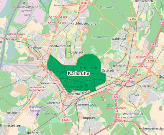Karlsruhe - Low Emission Zone - Green Zone